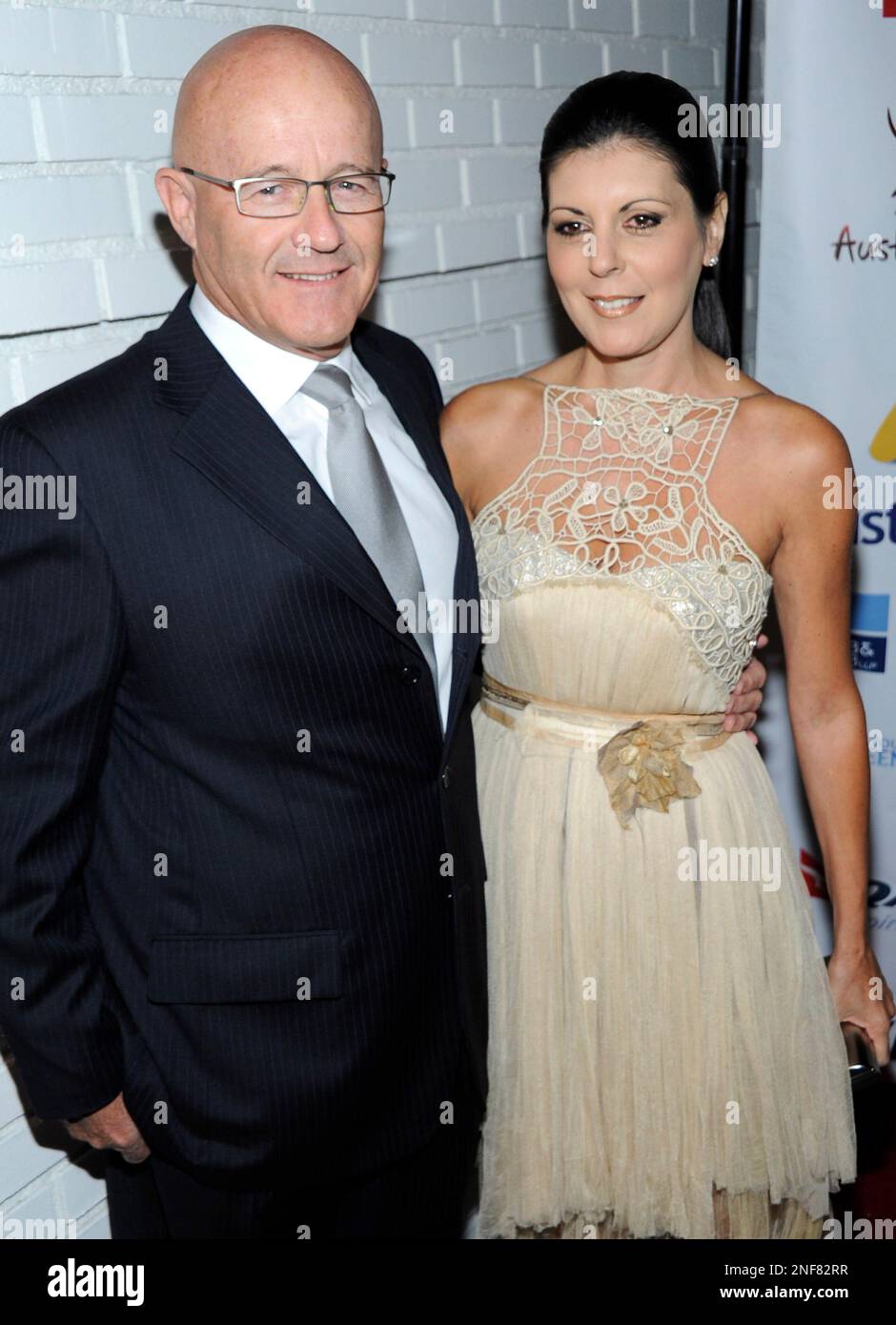 Kim Ledger, Father of the late actor Heath Ledger, left, and his wife ...