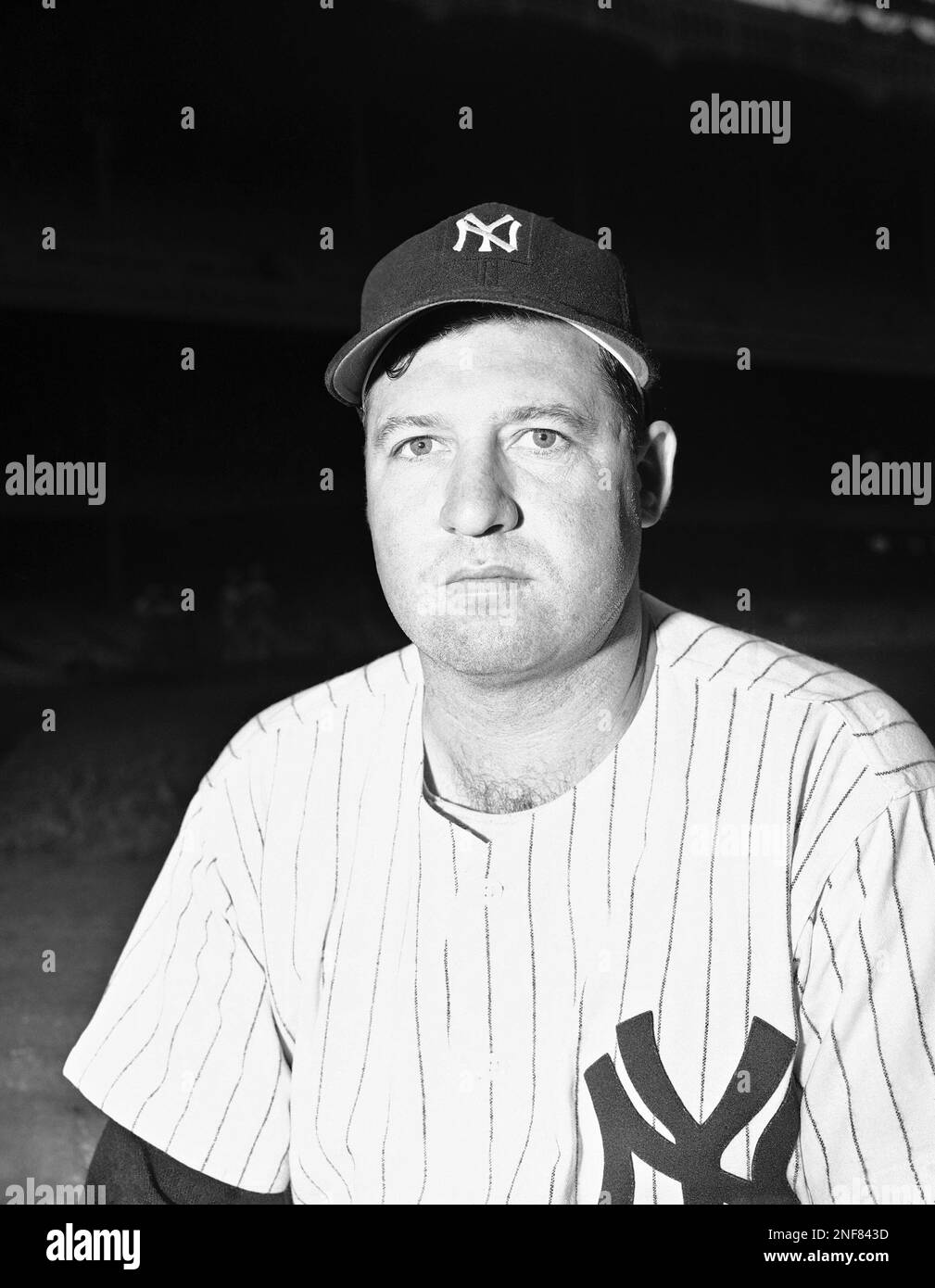 New York Yankees Relief Pitcher Hugh Casey poses, Sept. 14, 1949. (AP ...