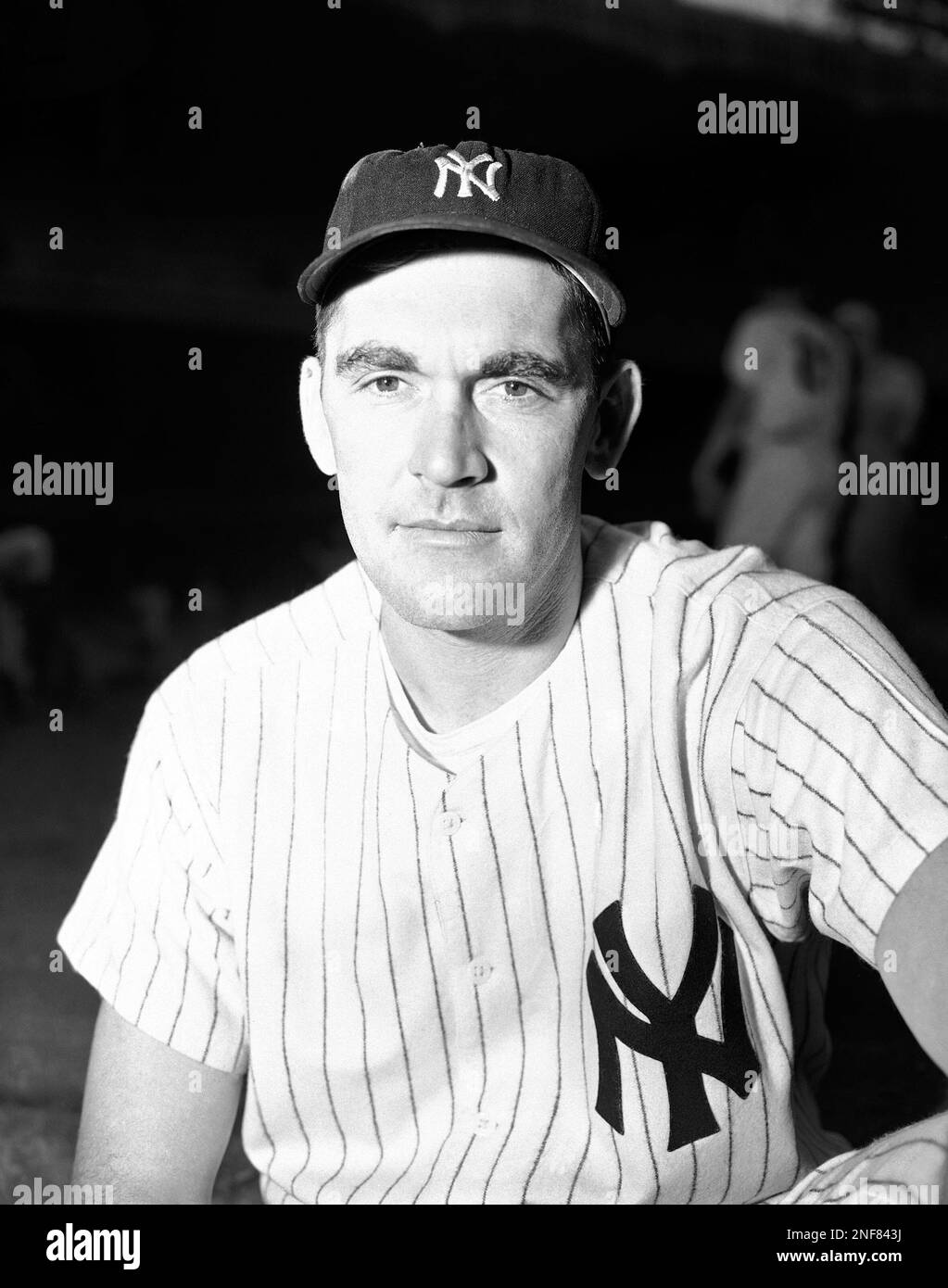 New York Yankees Johnny Lindell poses, Sept. 28, 1949. (AP Photo/John ...