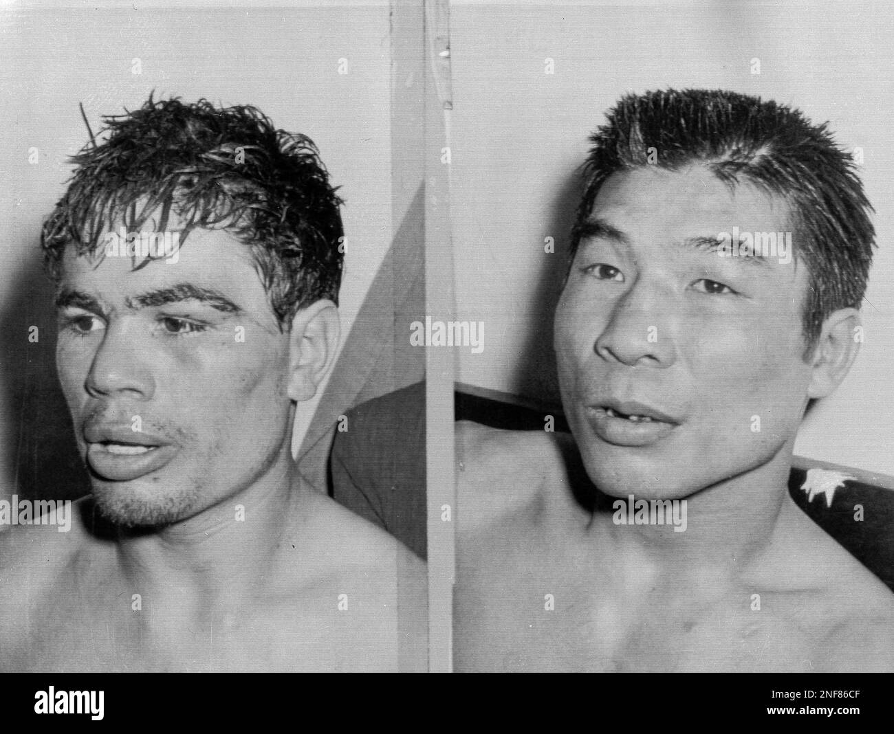 Efren Alacran Torres, left, and Japanese challenger Susumu Hanagata are ...