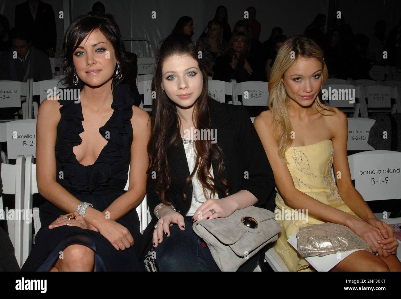 From left, actors Jessica Stroup, Michelle Trachtenberg, and Katrina ...