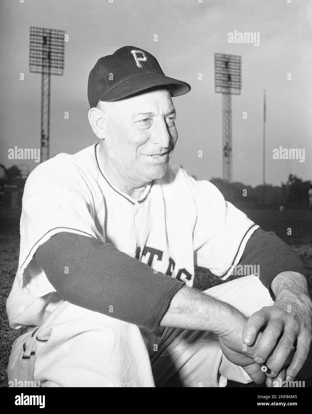 Billy Meyer, manager of the Pittsburgh Pirates is shown, July 21, 1949 ...