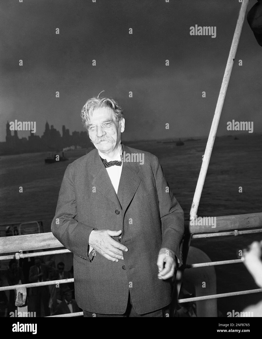 Dr. Albert Schweitzer, 74-year-old philosopher, physician, musician ...