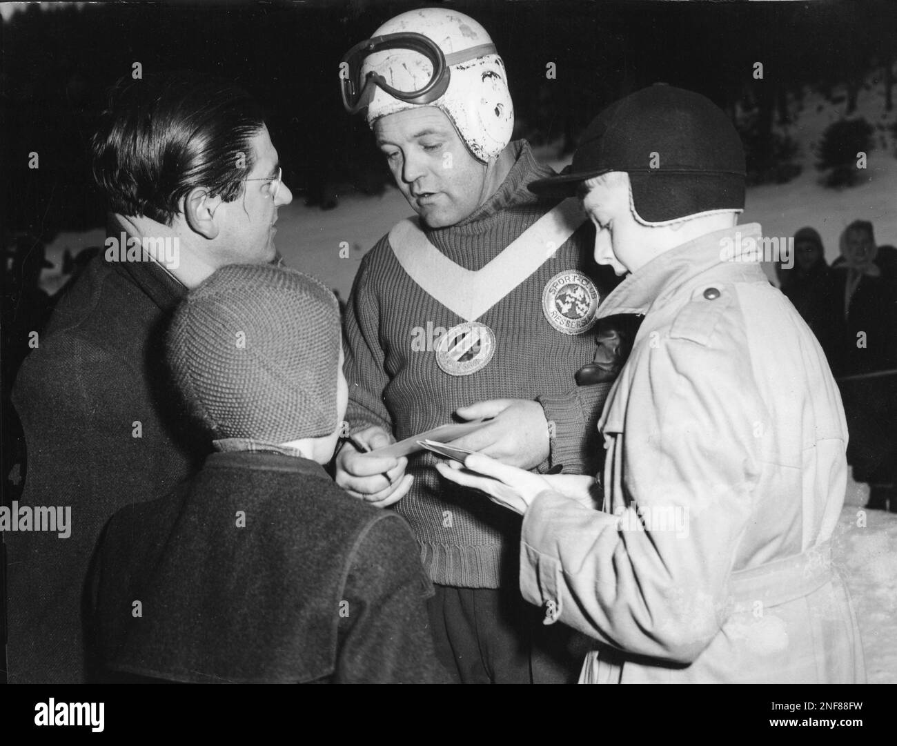 West German bob ace Anderl Ostler, who raced to a second position with ...
