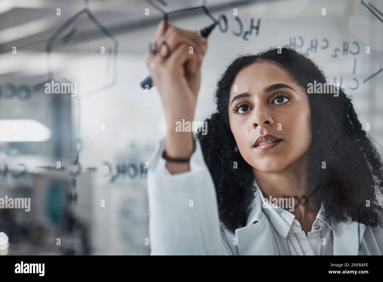 Science laboratory black and white hi-res stock photography and images - Alamy
