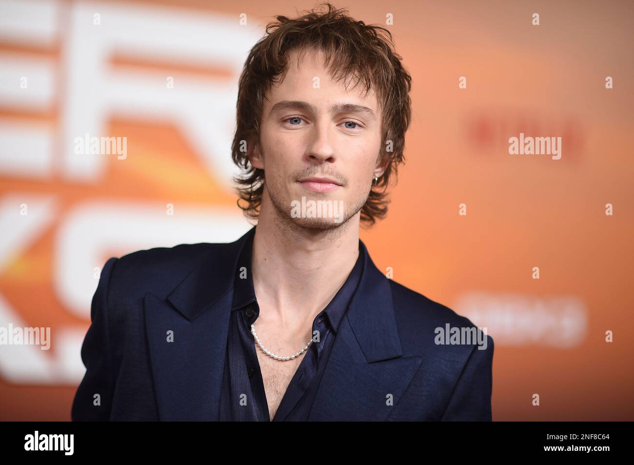 Drew Starkey arrives at the season three premiere of "Outer Banks" on ...