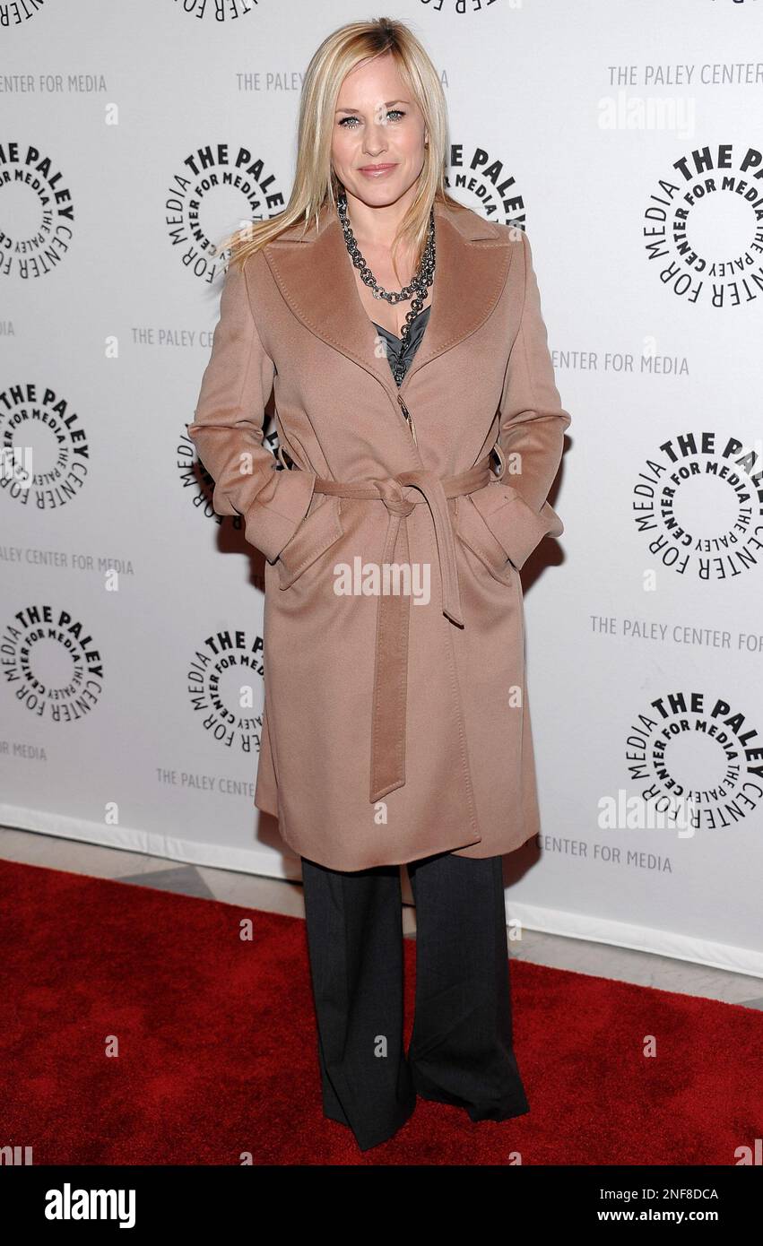 Actress Patricia Arquette arrives at a presentation of her directorial ...