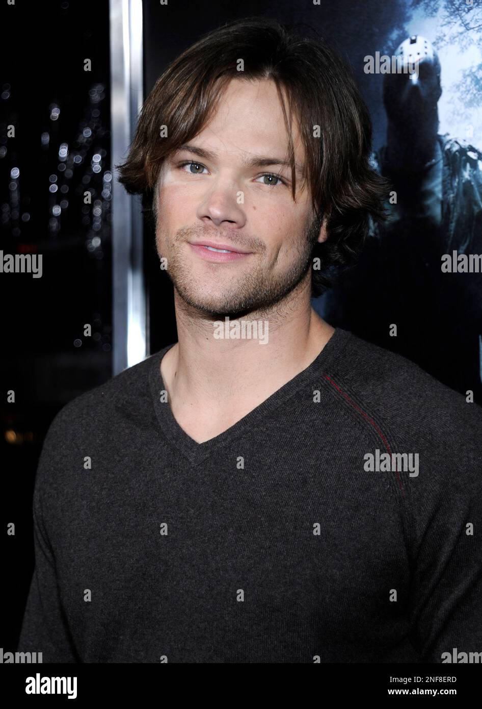 Actor Jared Padalecki poses on the press line at the premiere of the ...