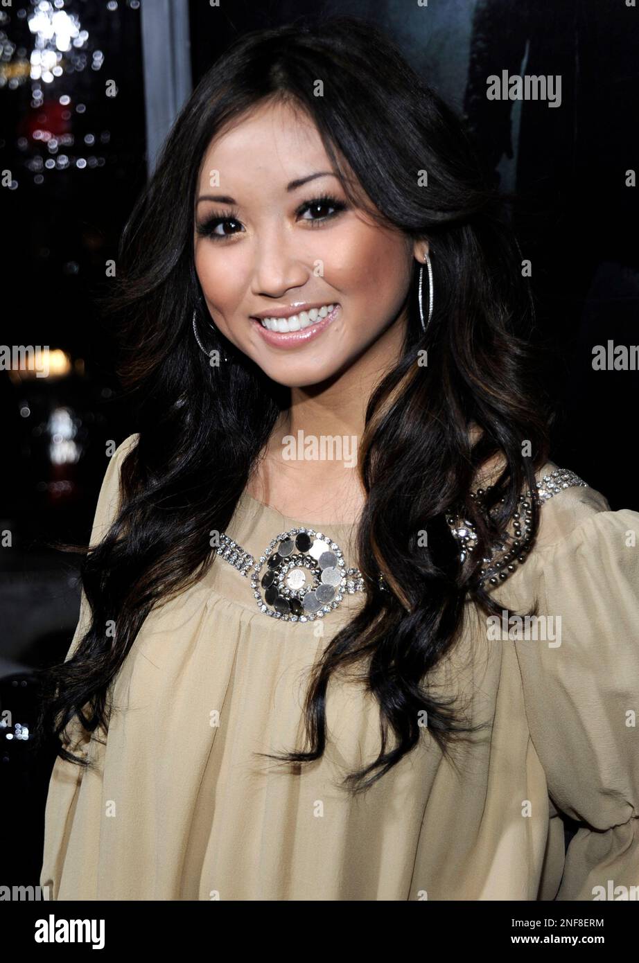 Actress Brenda Song poses on the press line at the premiere of the ...