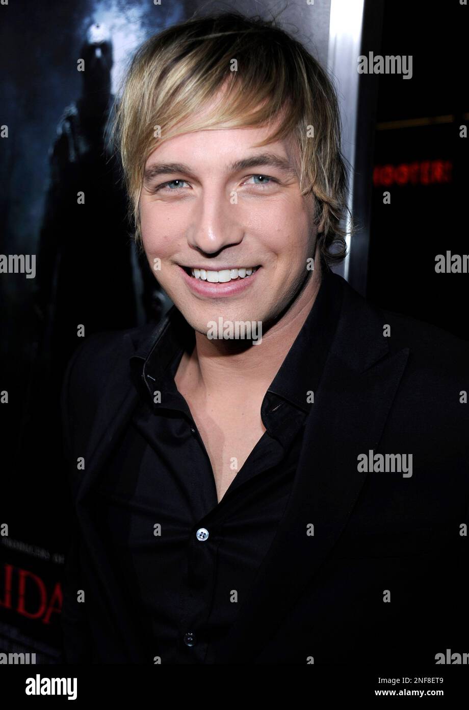 Actor Ryan Hansen poses on the press line at the premiere of the ...