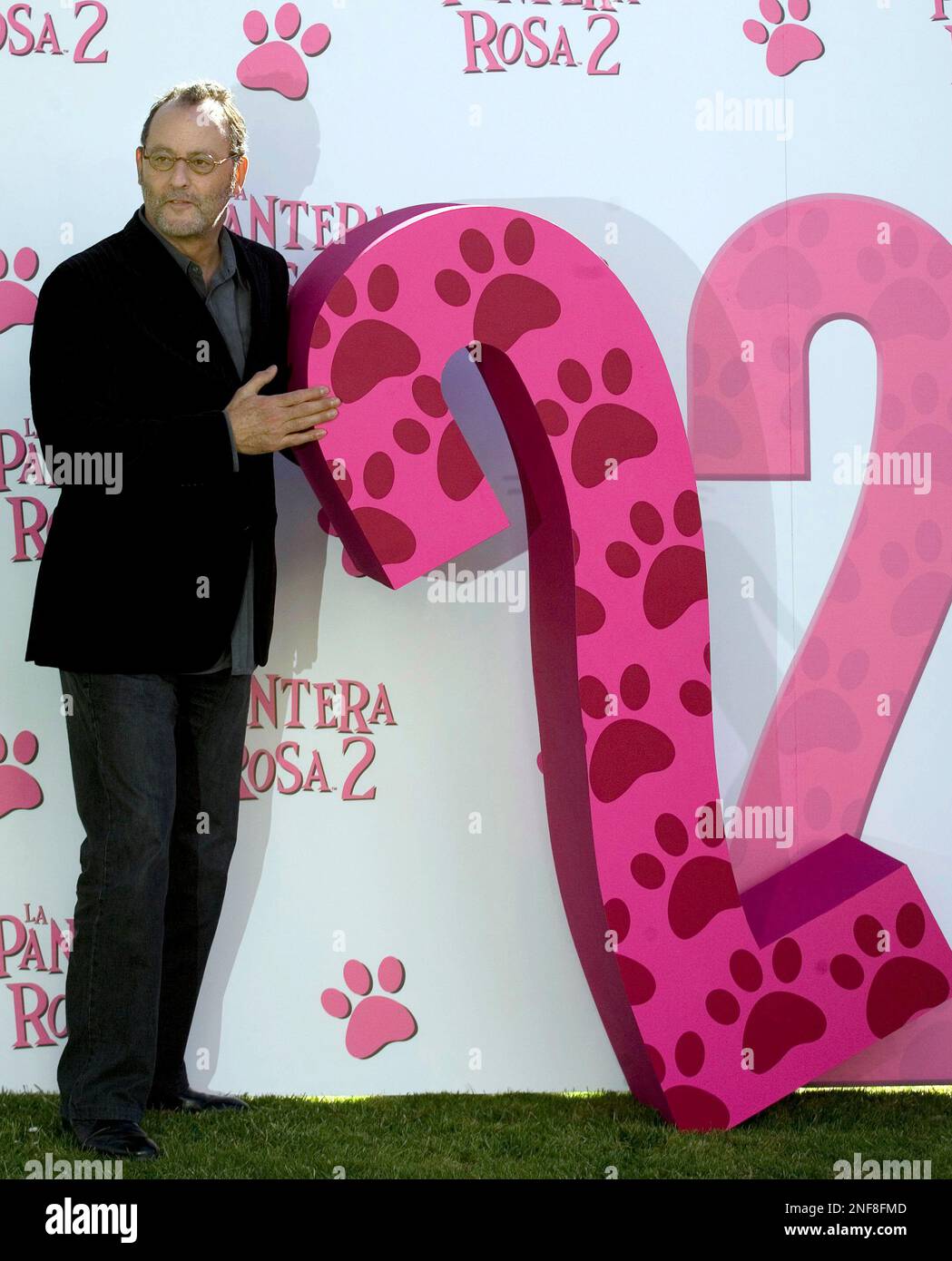 French actor Jean Reno poses during a photo-call to promote the new ...