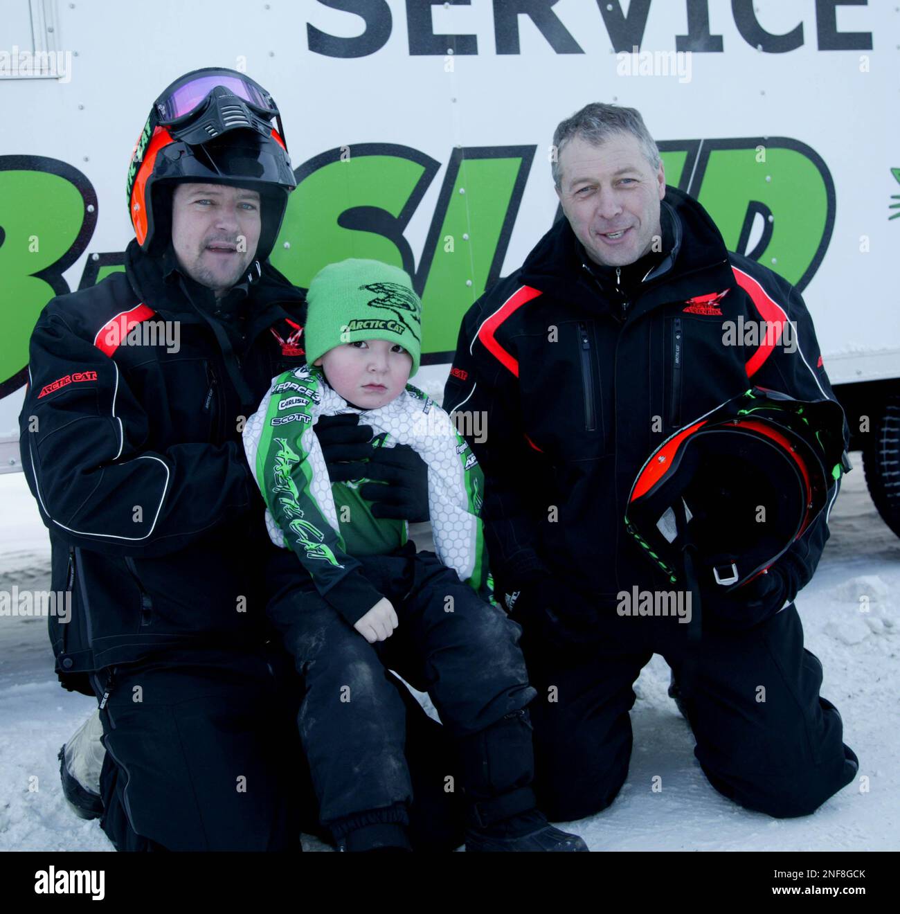 Arriving in Nome in 5th place IronDog racers Todd Palin and Scott Davis ...