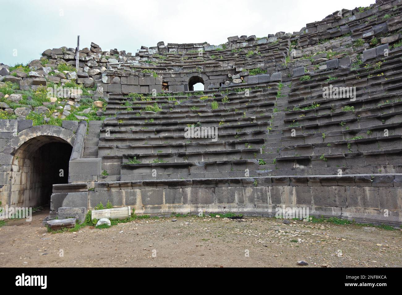 Gadara, eine griechisch-römische Stadt, heute Ruinenort nahe der ...