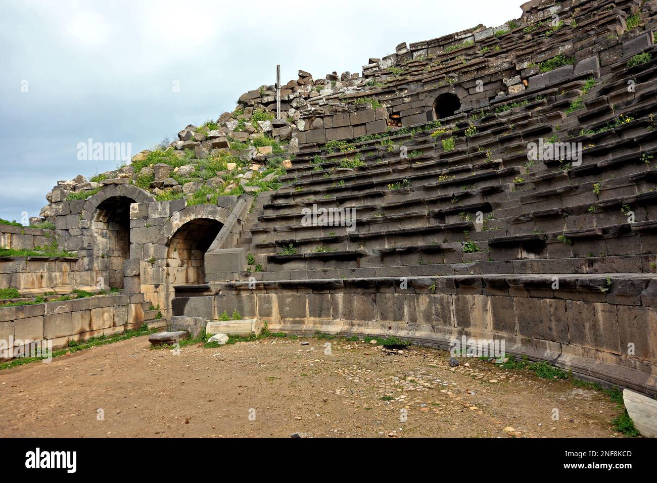 Gadara, eine griechisch-römische Stadt, heute Ruinenort nahe der ...