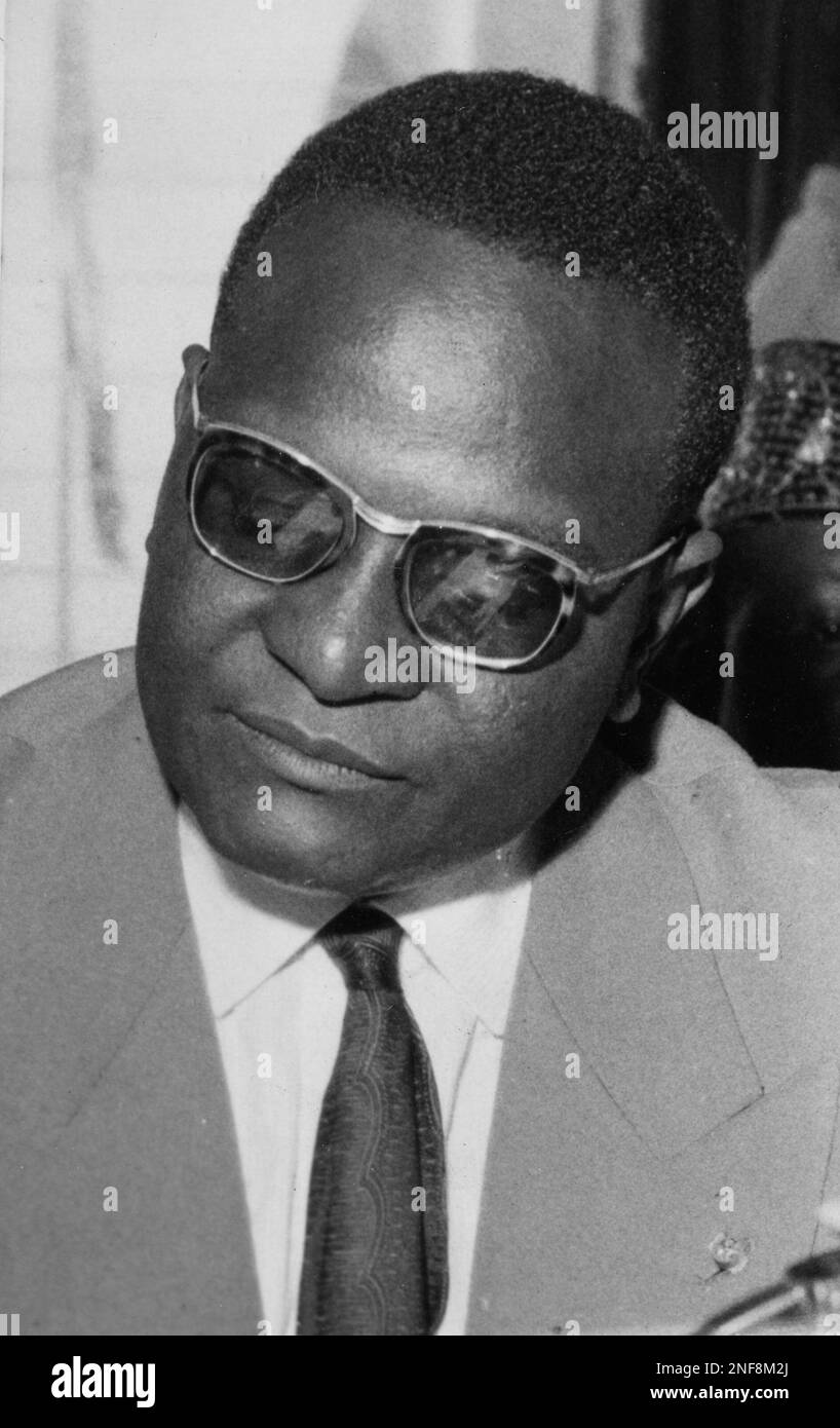 Hamani Diori, President of the Republic Niger, is pictured during the ...