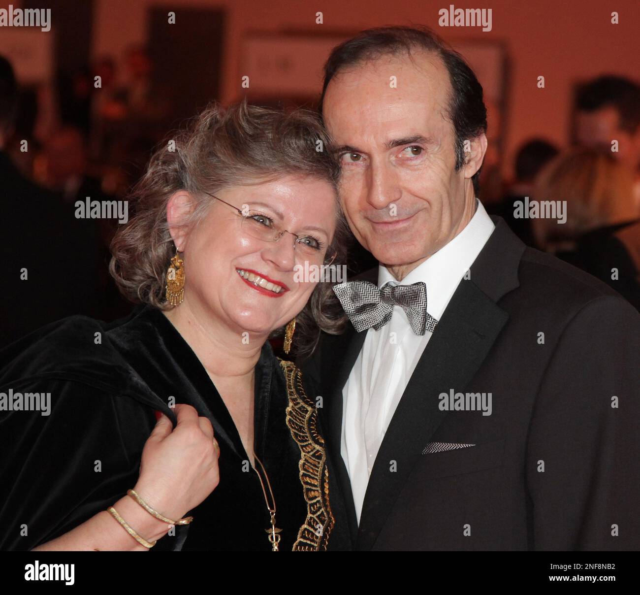 Der ehemalige Turner Eberhard Gienger und seine Ehefrau Sibylle kommen ...