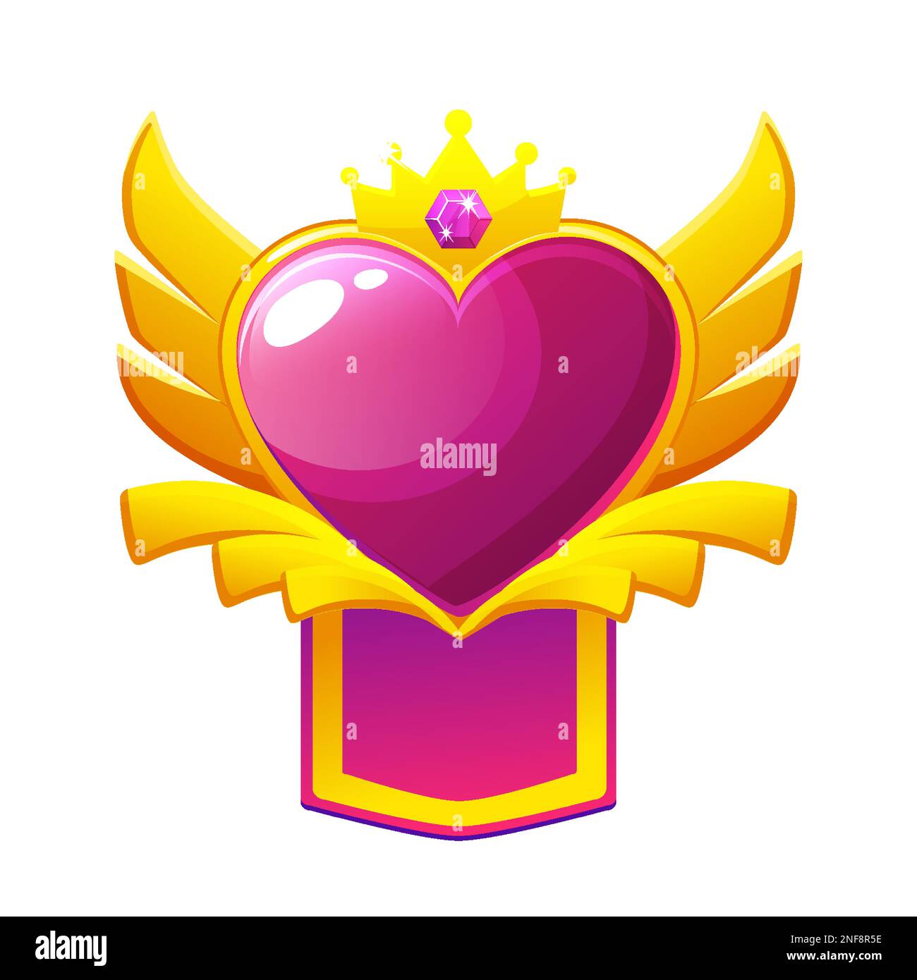 Game level rank badges Stock Vector Images - Alamy