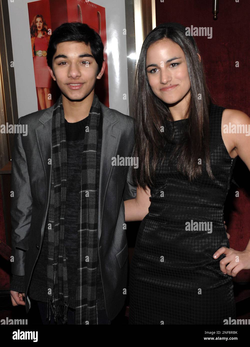 Actors Mark Indelicato and Hannah Ammon attend the world premiere of ...