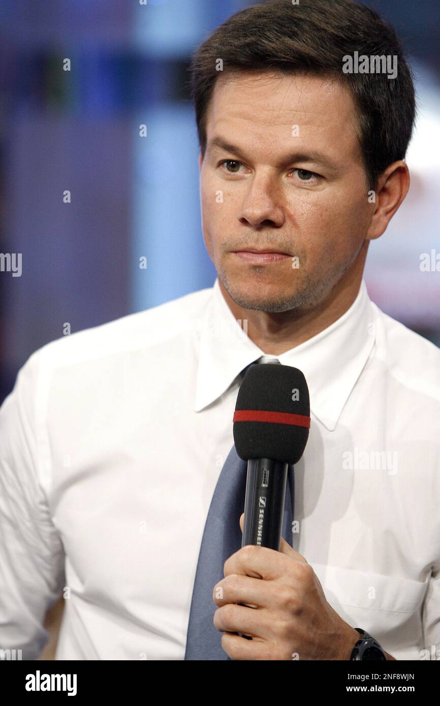 Mark Wahlberg appears onstage during MTV's "Total Request Live" at the ...
