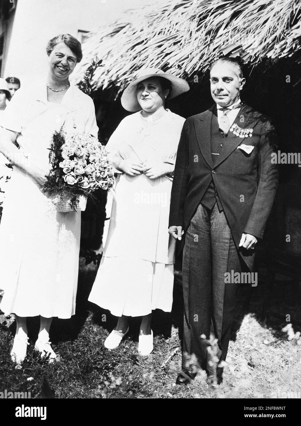 First lady Eleanor Roosevelt is shown, March 9, 1934 with President ...
