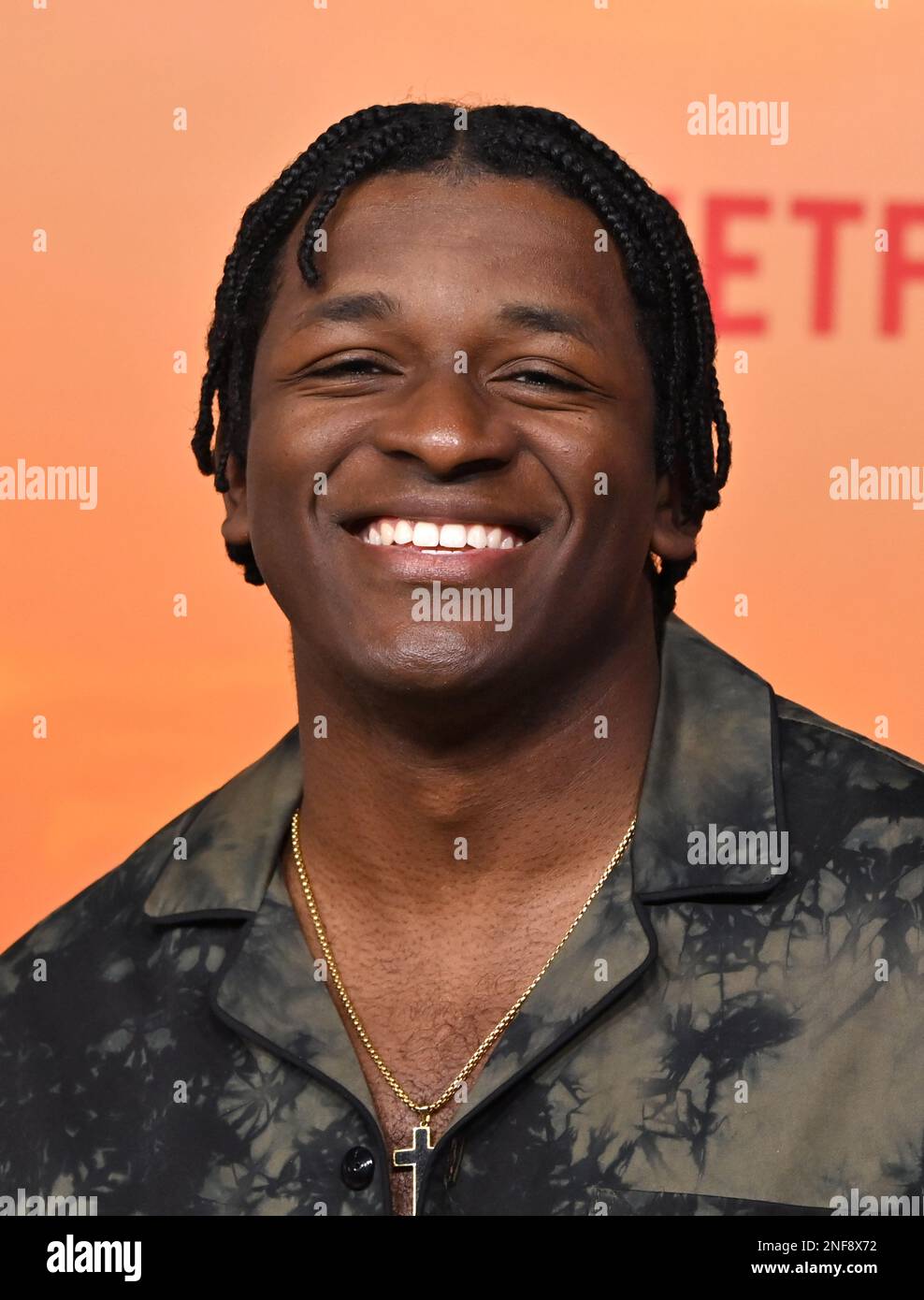 Los Angeles, US, February 16, 2023, Michael Solomon arriving at Netflix ...