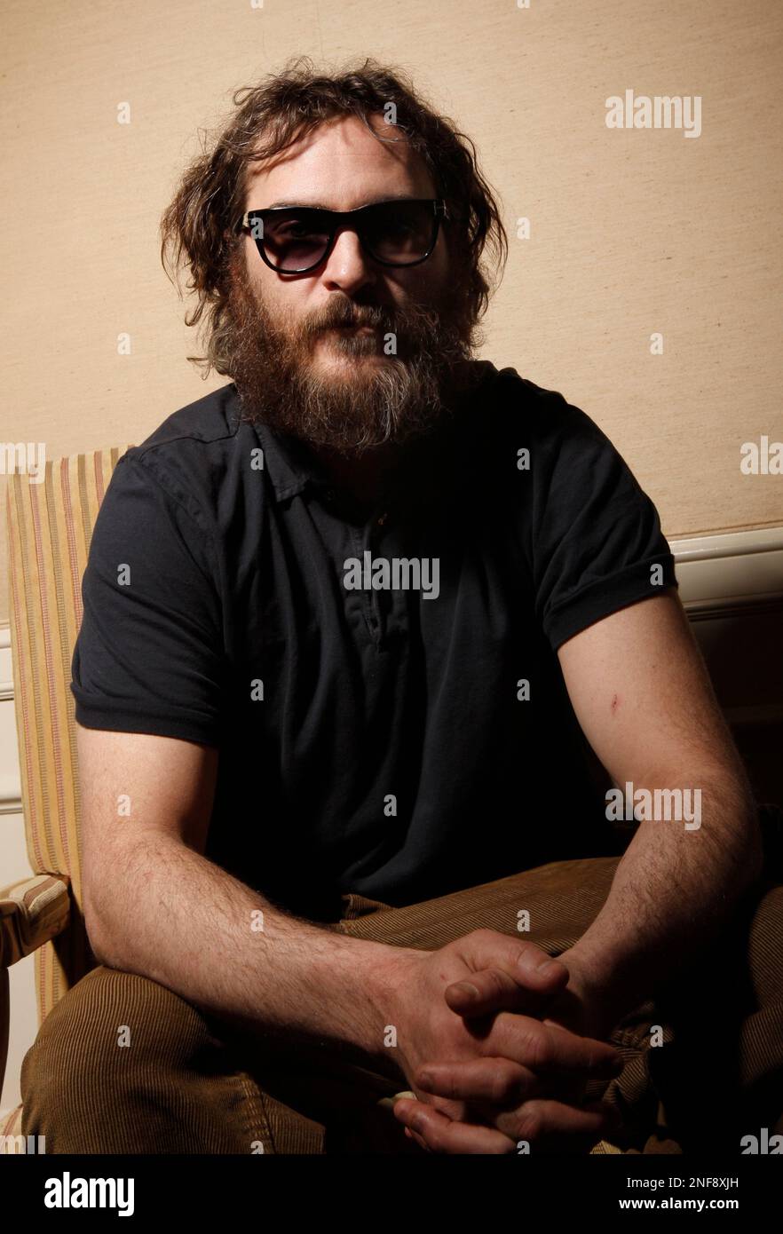 Actor Joaquin Phoenix poses for a portrait in Beverly Hills Calif., on ...