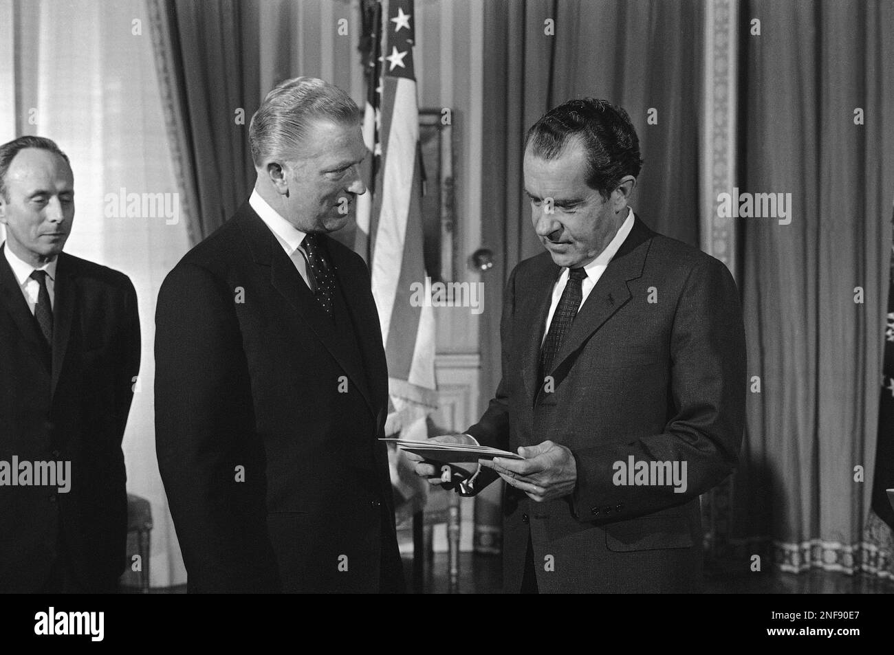 John Freeman, new British ambassador to the United States, presents his ...