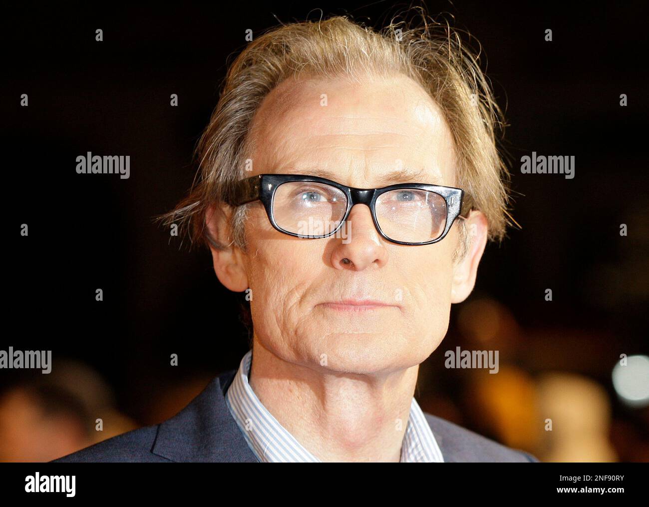 British actor Bill Nighy arrives on the red carpet for the UK Premiere ...