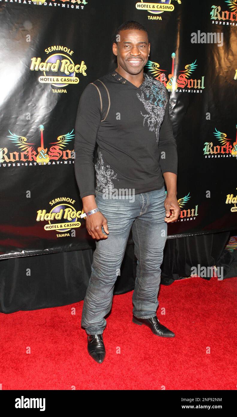Michael Irvin attends the Rock & Soul Party at the Seminole Hard Rock ...