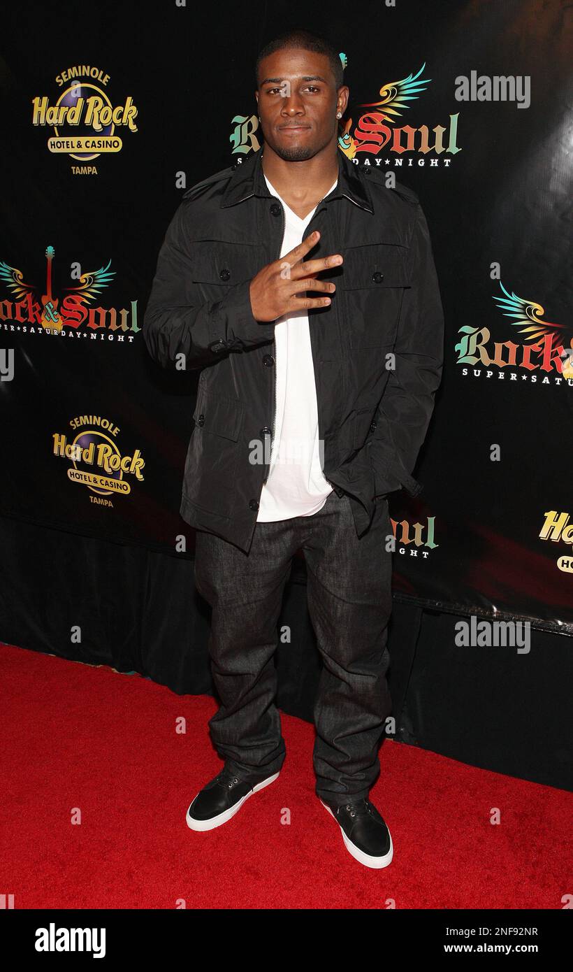 Athlete Reggie Bush attends the Rock & Soul Party at the Seminole Hard ...