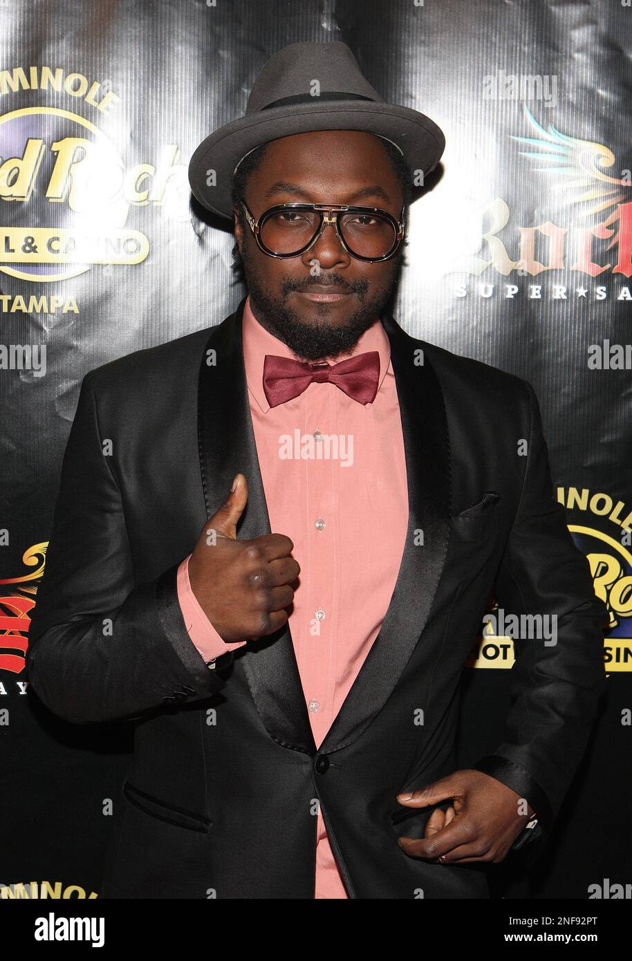 Musician Will.I.Am attends the Rock & Soul Party at the Seminole Hard ...