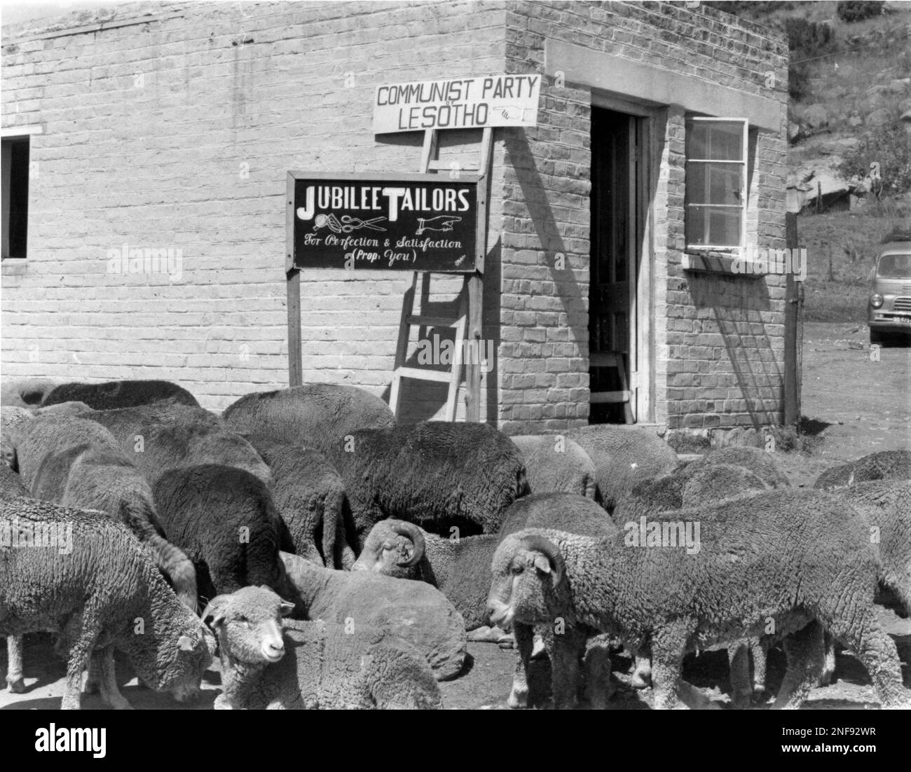 Basutoland's active Communist Party shares its headquarters in Maseru ...