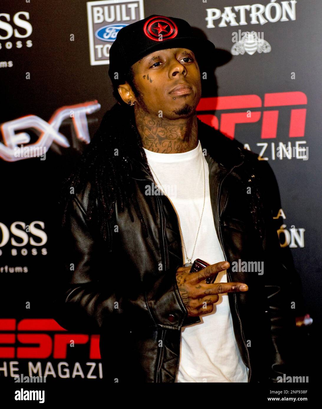Rapper Lil Wayne arrives on the red carpet for the ESPN Next Big ...