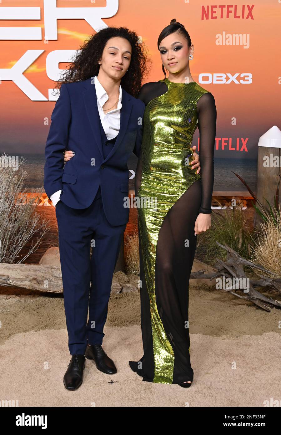 Los Angeles, US, February 16, 2023, Mariah Linney and Madison Bailey ...