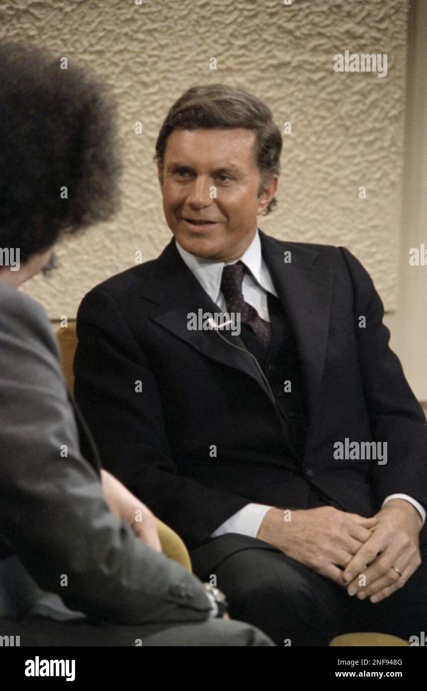 Actor Cliff Robertson is shown during an interview with Gene Shalit at ...