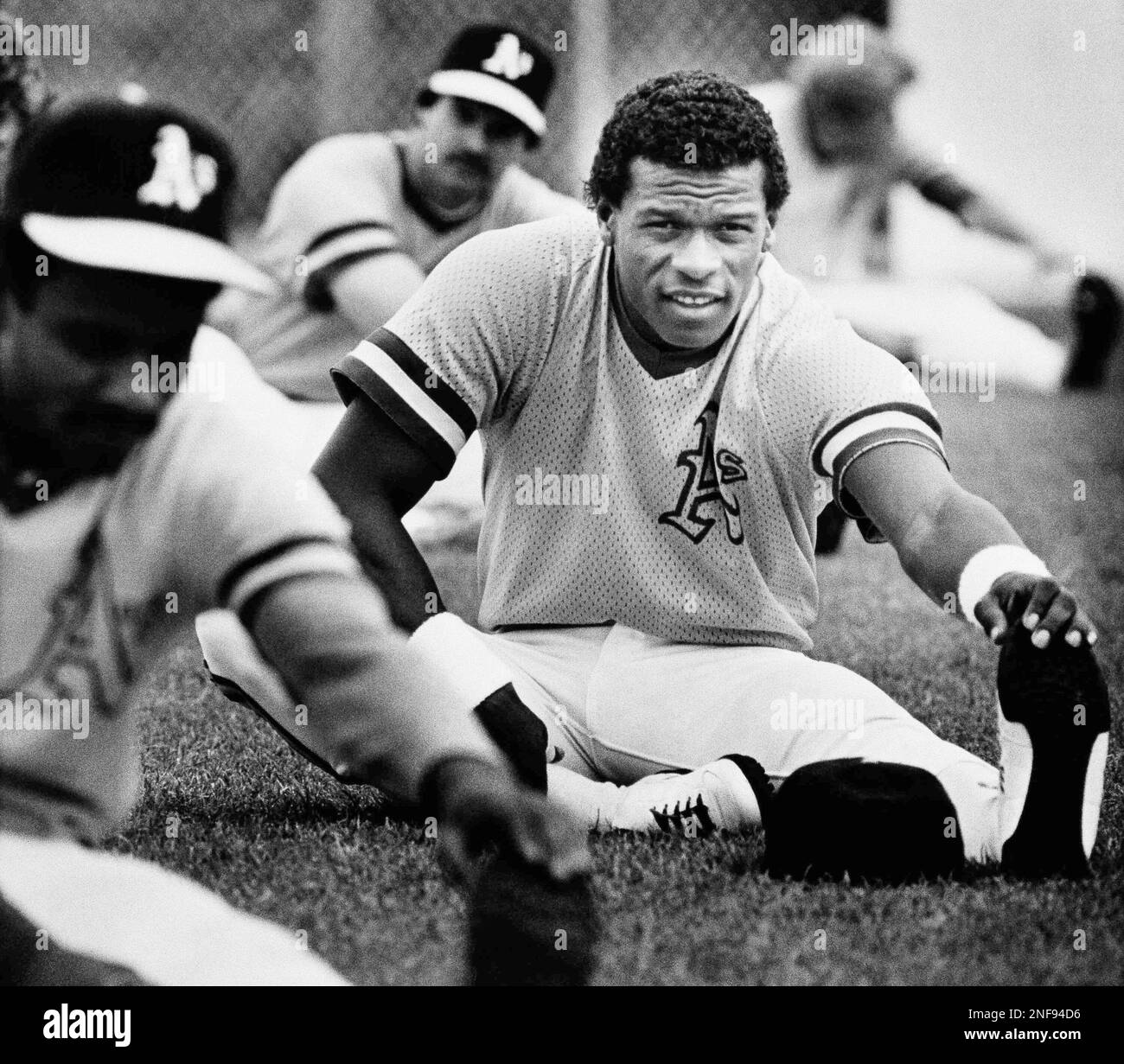 Rickey Henderson, the Oakland A's record-setting base stealer ...