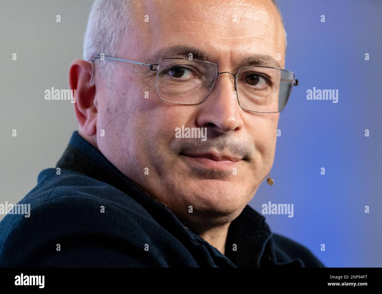 Munich, Germany. 16th Feb, 2023. Russian regime critic Mikhail ...