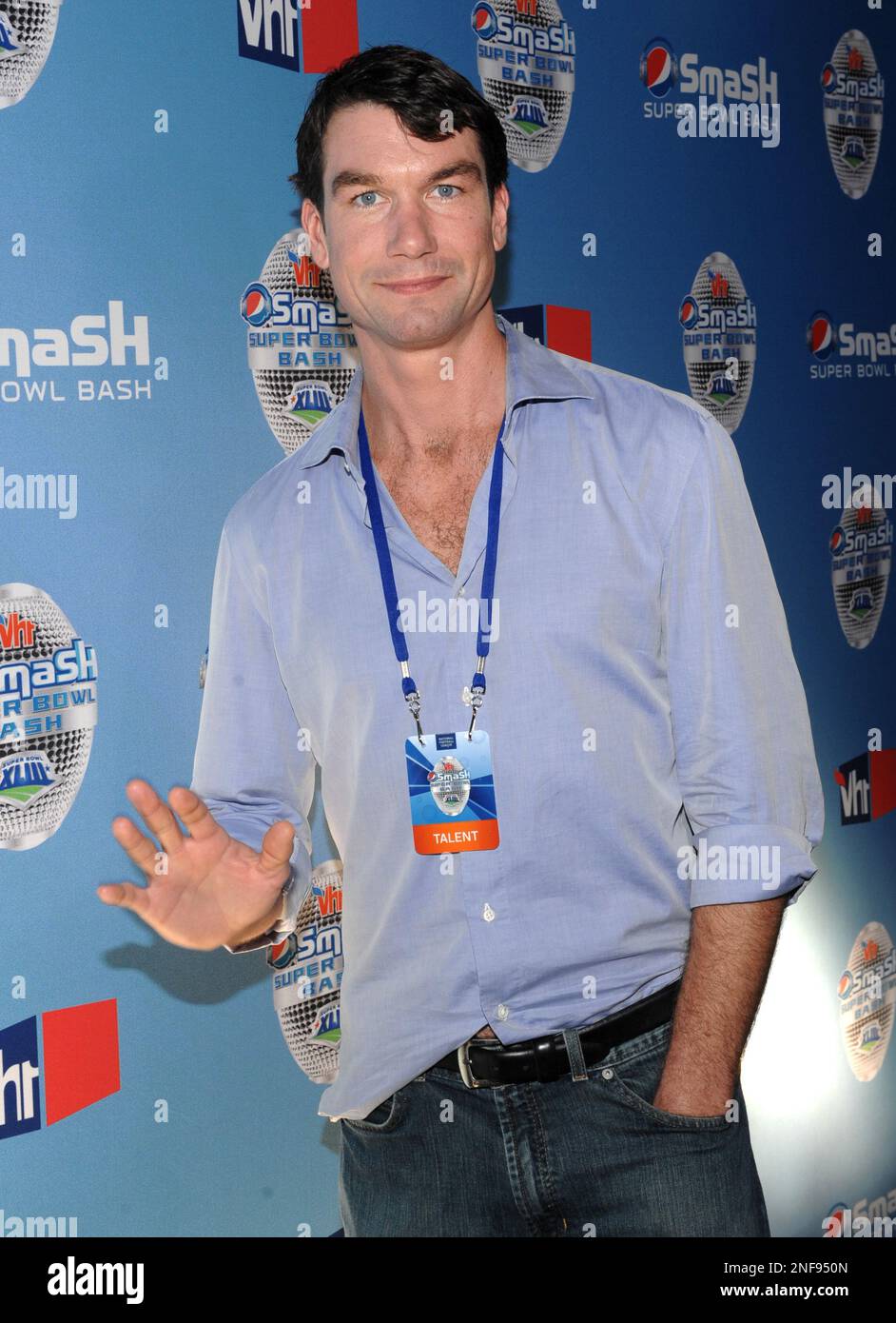 Show host Jerry O'Connell arrives at the Pepsi Smash Super Bowl Bash at ...