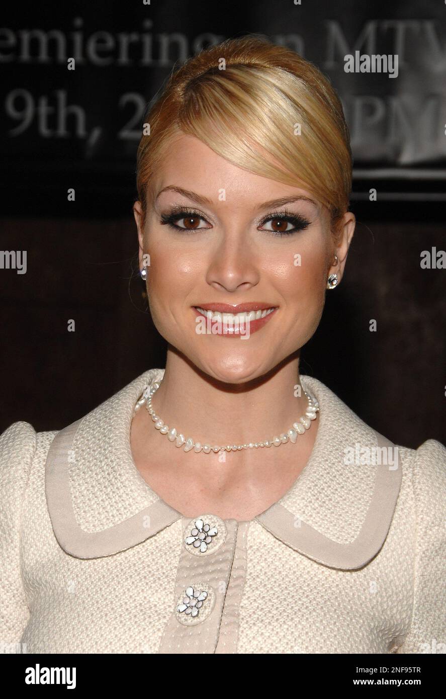Former Miss USA Tara Conner attends a press conference announcing MTV's ...