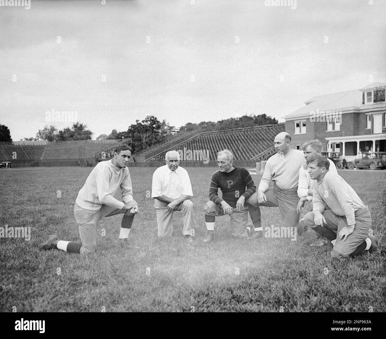 From left to right is the Princeton University coaching staff: Herbert ...