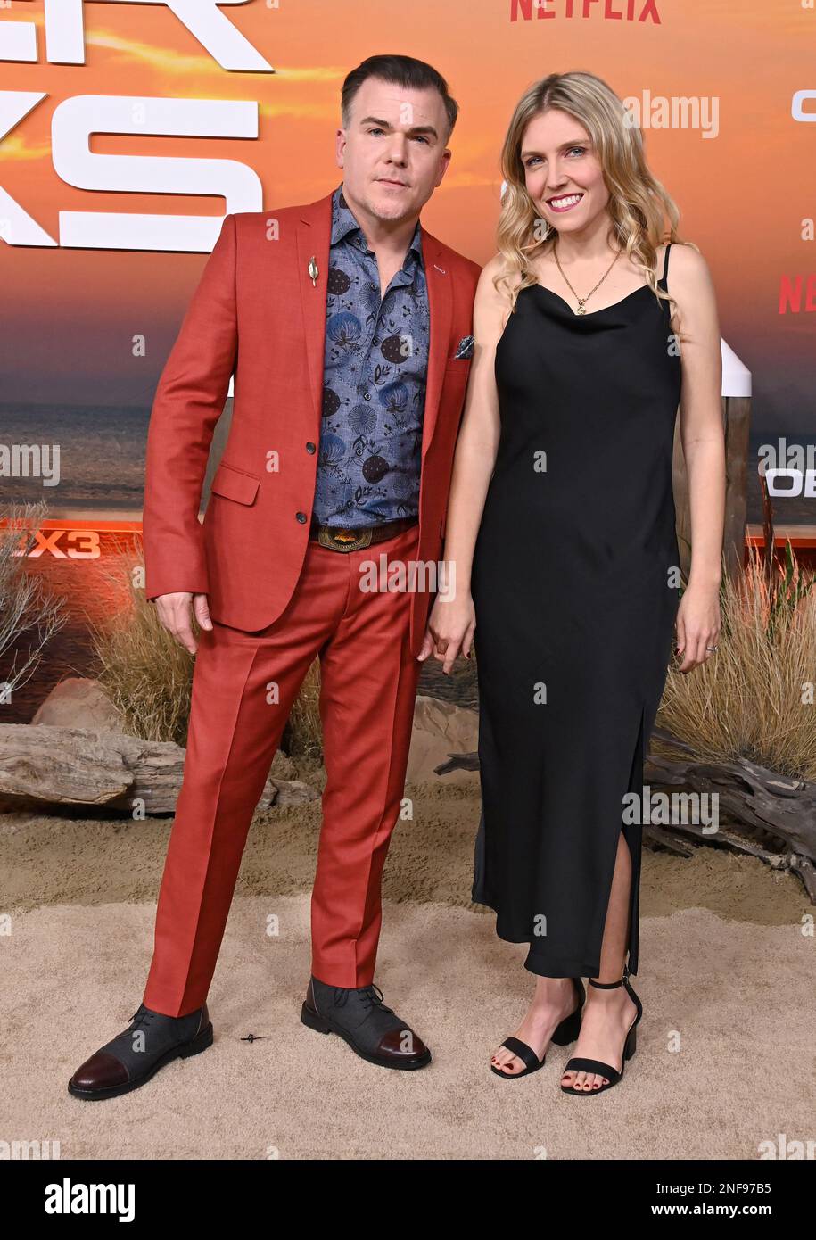 Los Angeles, US, February 16, 2023, Cullen Moss and Madison Moss ...