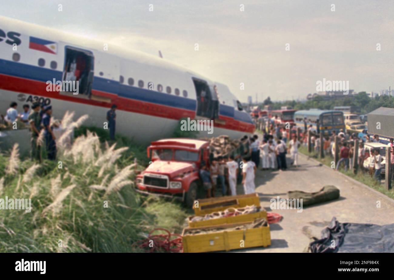 A Philippines Airlines A300 Airbus on an international flight from ...