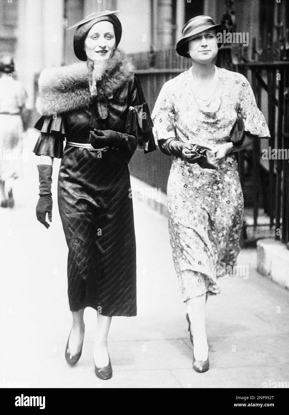 The Contessa Edda Ciano, left, daughter of Benito Mussolini, premier of ...