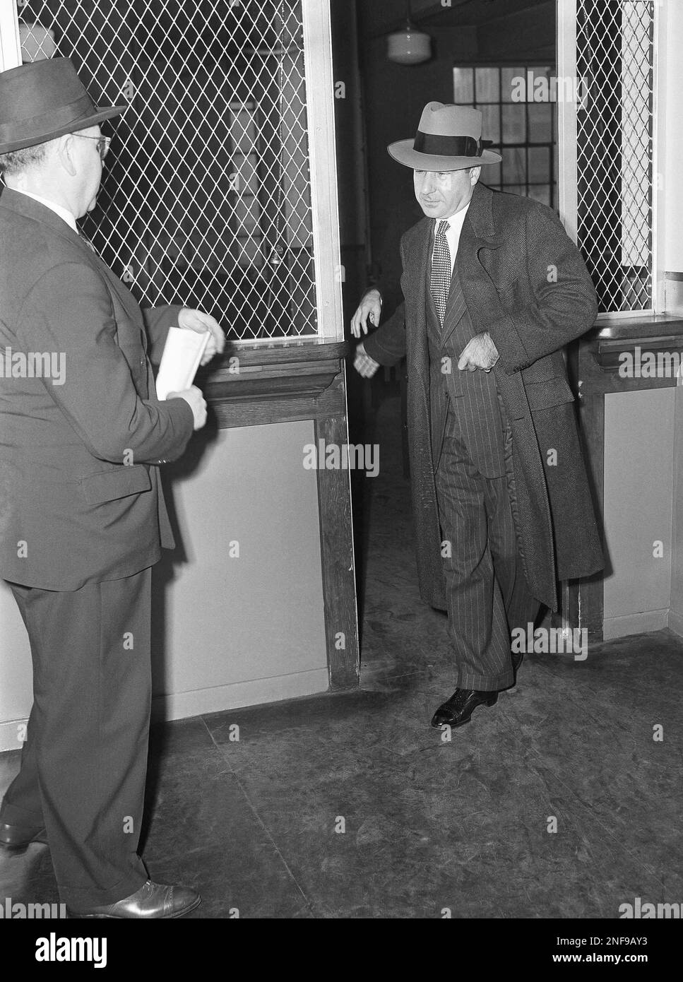 Frank Costello of New York, leaves the New York police department ...