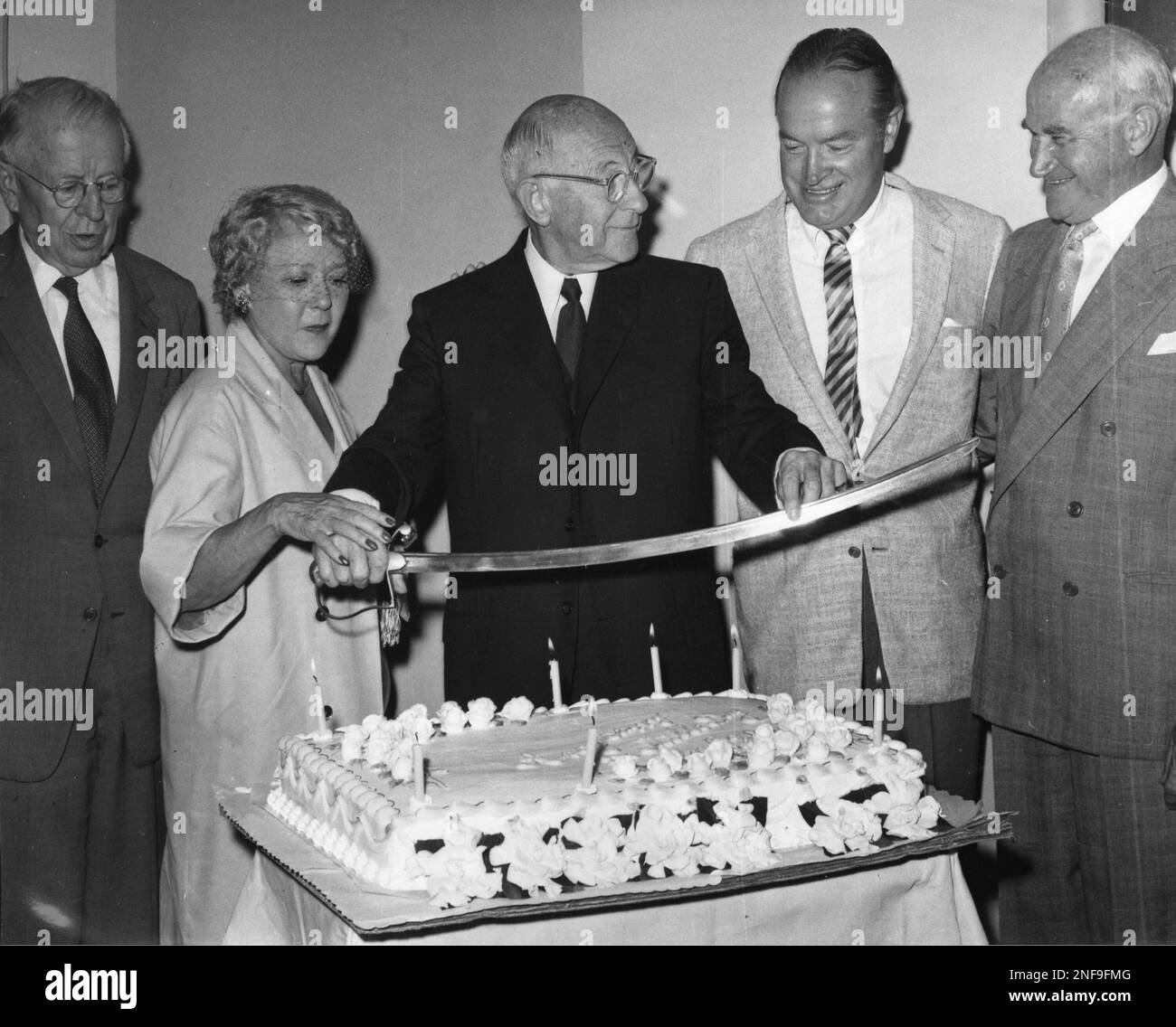 U.S. American movie producer Cecil B. DeMille celebrates his 77th ...