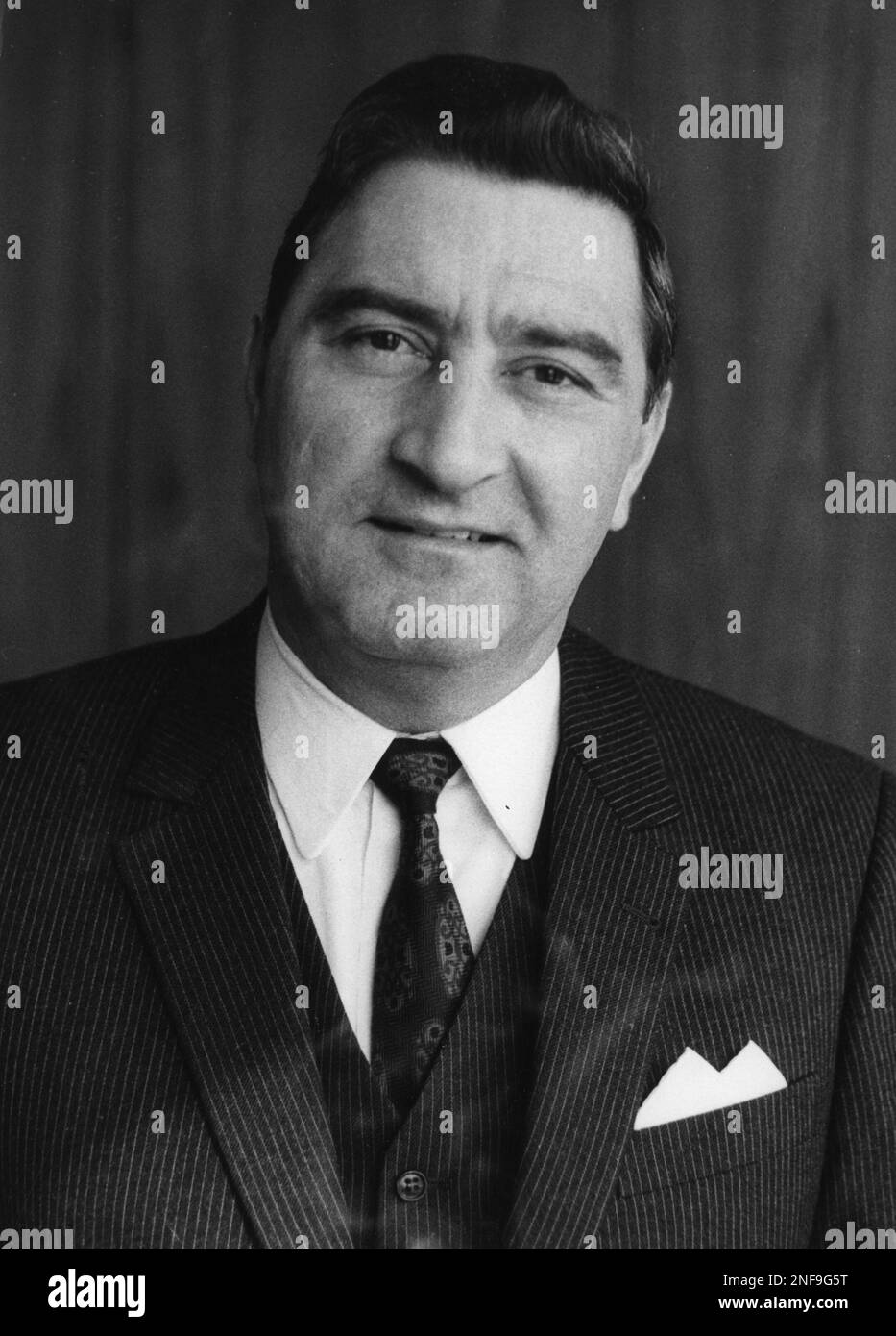 Undated portrait of Dr. Rainer Wicklmayr, state minister for inner ...