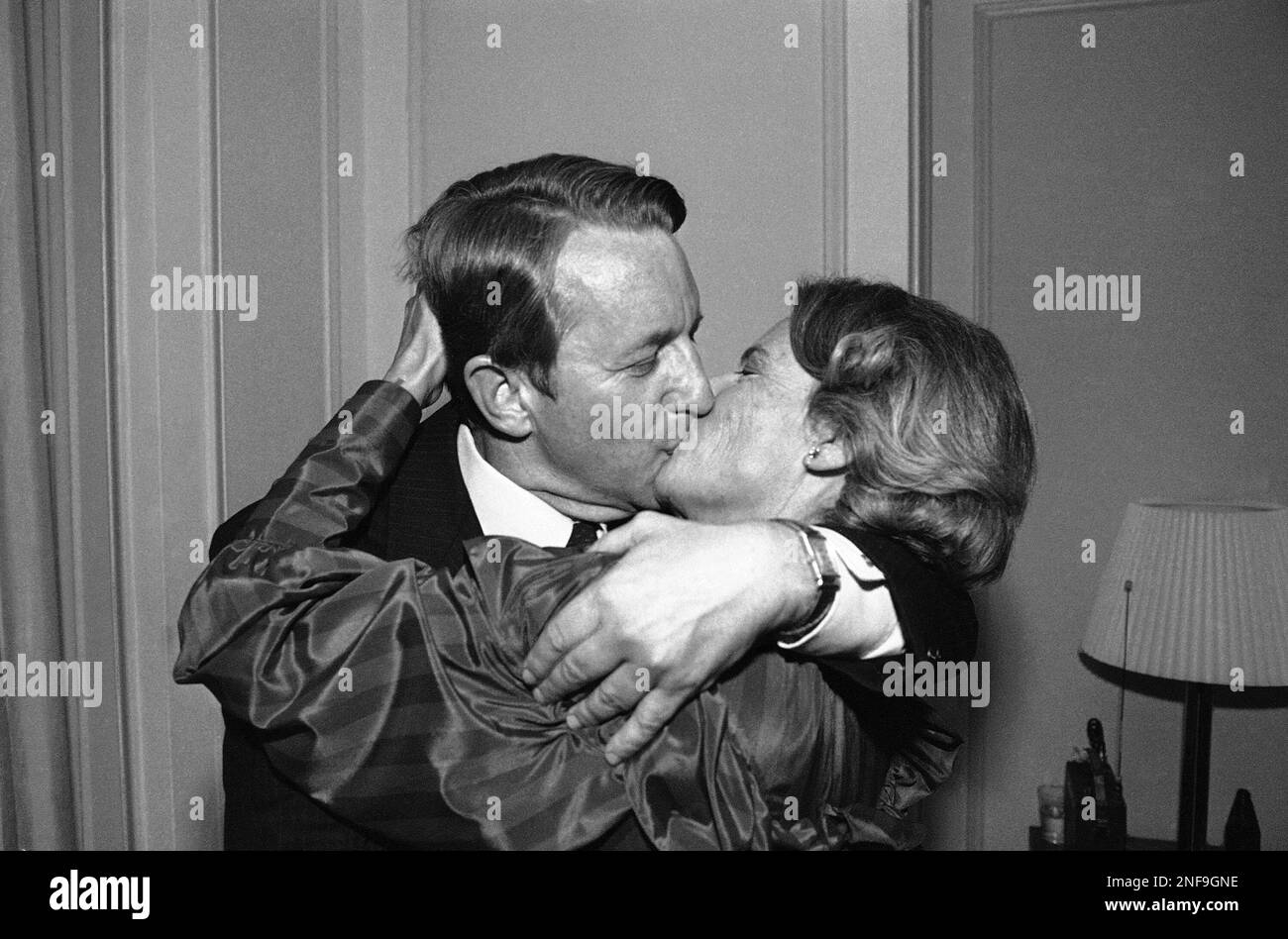 Leo McCarthy, newly elected lieutenant governor, receives a ...