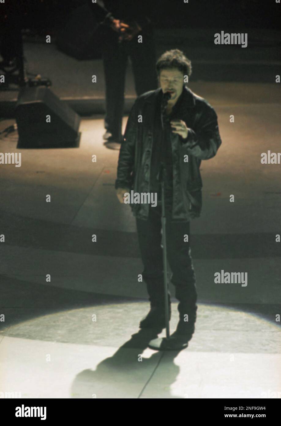 Bruce Springsteen sings "Streets of Philadelphia" at the opening of the ...