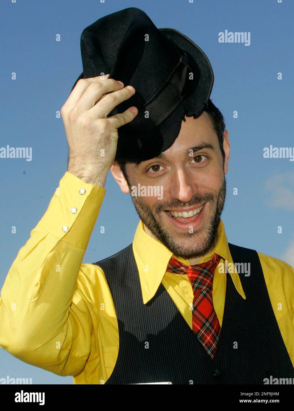 British singer Charlie Winston poses for a photo call at the 43rd MIDEM ...