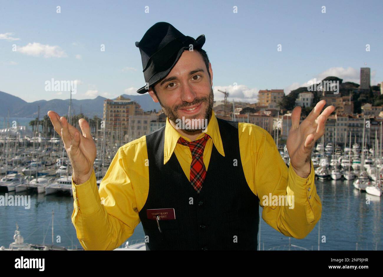 British singer Charlie Winston poses for a photocall at the 43rd MIDEM ...